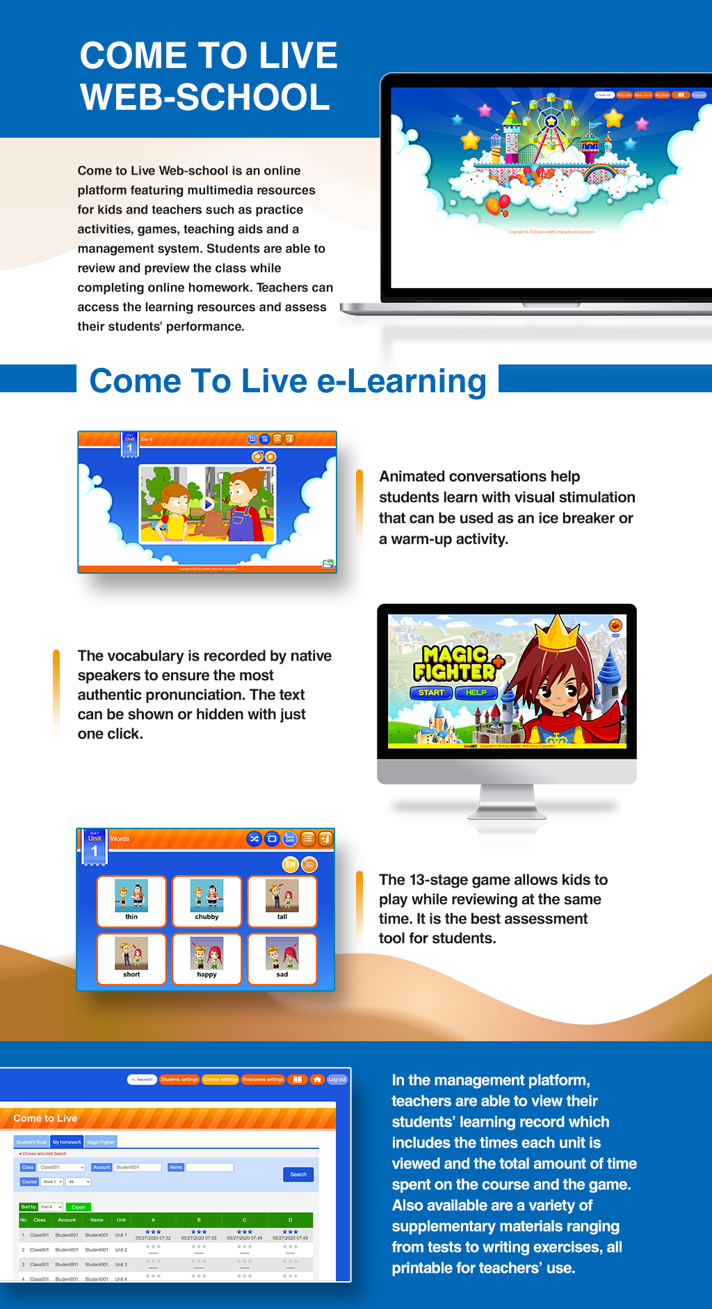 Come to Live Web-school